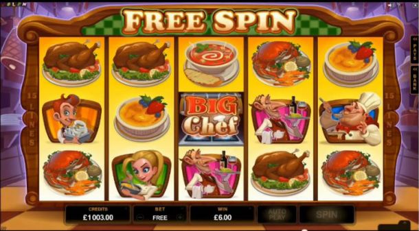 Ran an den Topf mit dem Big Chef Spielautomat