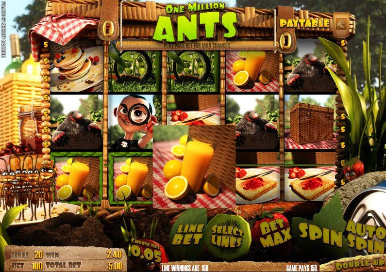 Αξιολόγηση παιχνιδιού - Ο κουλοχέρης One Million Ants