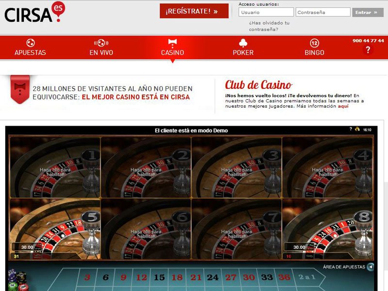 Descubre el Casino Cirsa.es online ahora y disfruta con un clásico