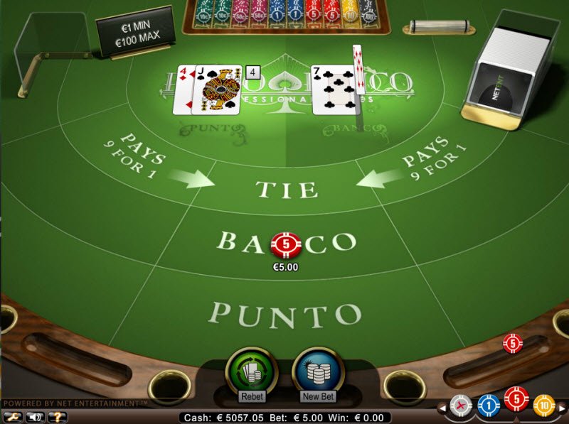 Conoce ahora el Baccarat Punto Banco Pro Series de NetEnt