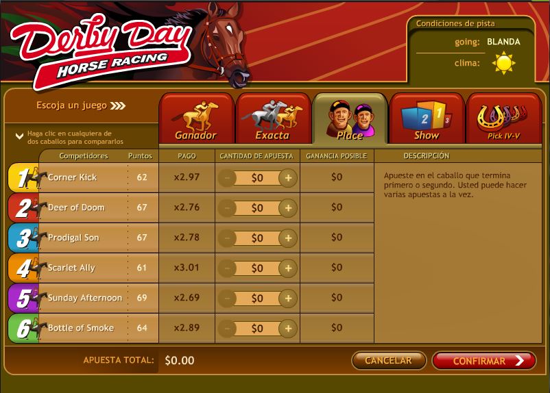 Descubre el juego Derby Day Horse Racing de Playtech