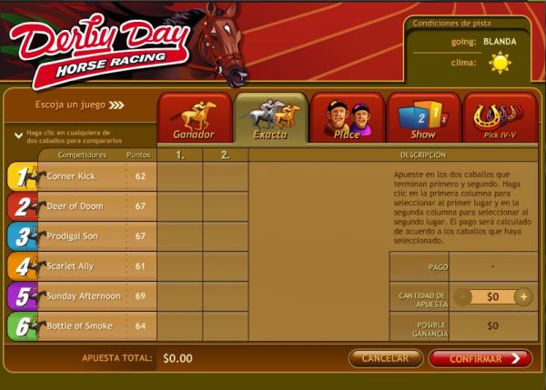 Descubre el juego Derby Day Horse Racing de Playtech