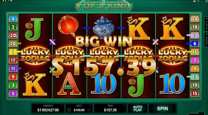 Diviértete con la tragaperras Lucky Zodiac de Microgaming