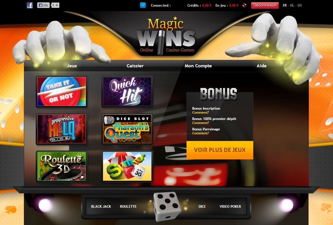 Lisez la revue magique du casino en ligne Magic Wins