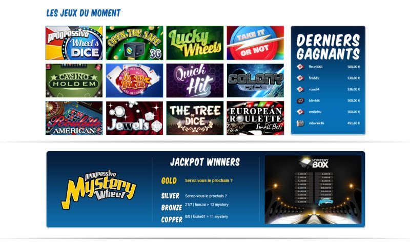 Tentez votre chance sur le casino en ligne Lucky Games