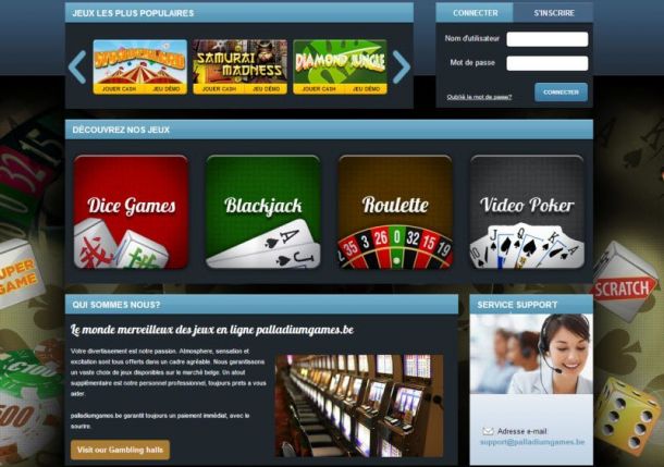 Jouez sur le Palladium Games Casino en ligne maintenant