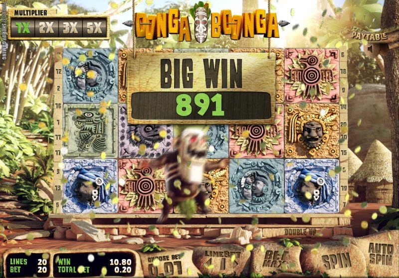 Testez l'incroyable machine à sous Oonga Boonga!