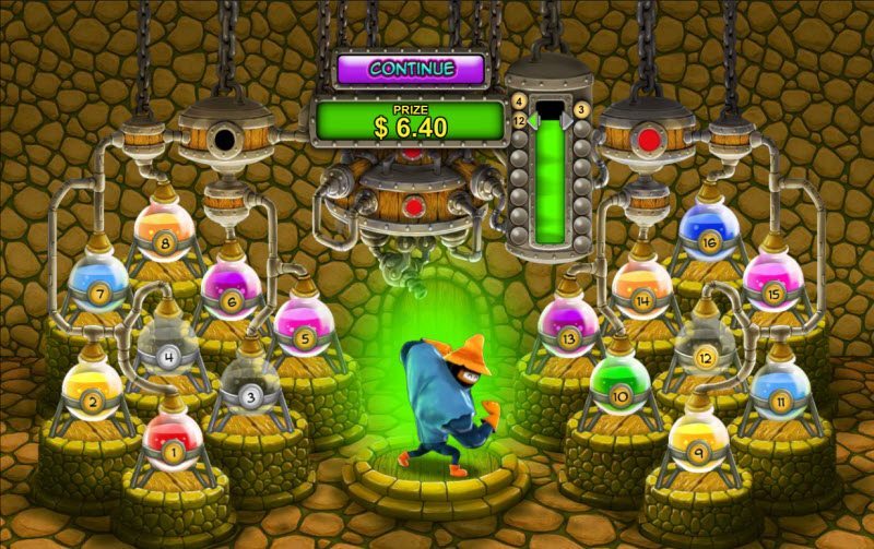 Gagnez le jackpot magique de la machine à sous Potion Factory