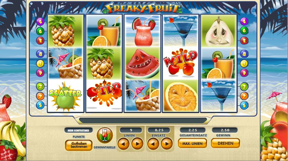 Speel Freaky Fruits gokkast online en pluk de vruchten