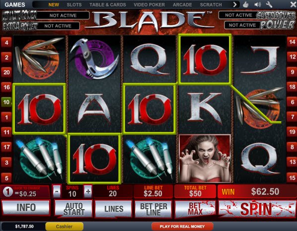 Lees dit review en speel de Blade gokkast online