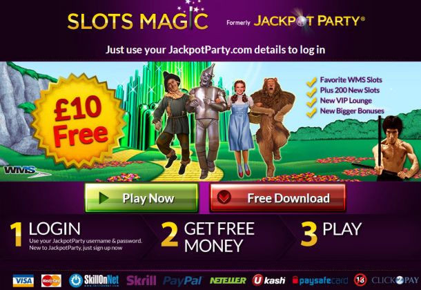Probeer het nieuwe Slots Magic casino - Hoge openingsbonus.