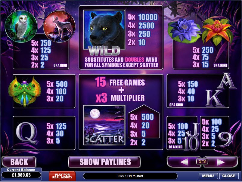 Gra slotowa Panther Moon – recenzja