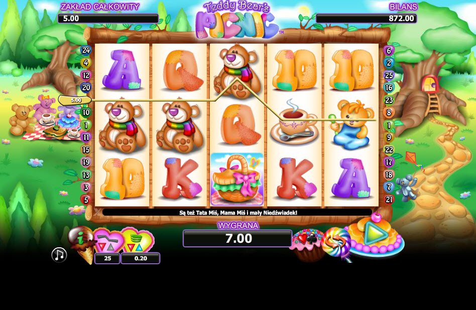 Gra slotowa Teddy Bear's Picnic - recenzja