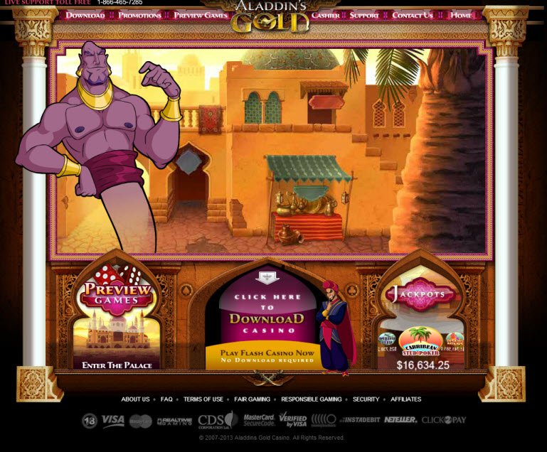 Aladdins Gold Casino recension