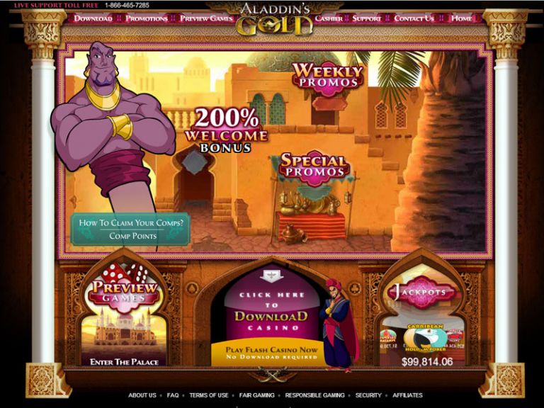 Enter Aladdin’s Gold Casino Review for Gaming Magic