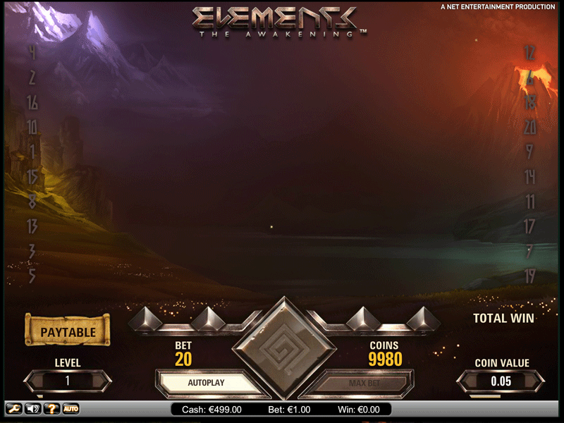 Play Elements the Awakening Slot with VegasMaster.com