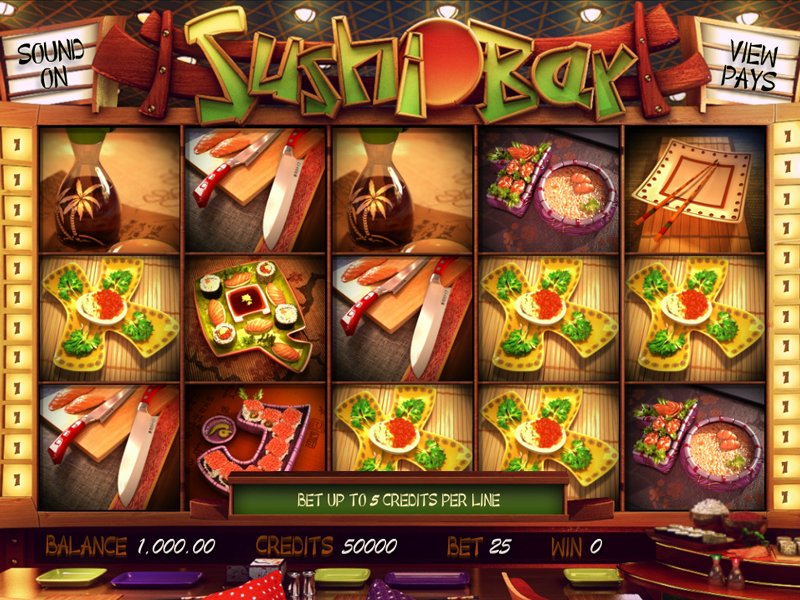 Play Sushi Bar Slot Machine for BIg Winnings