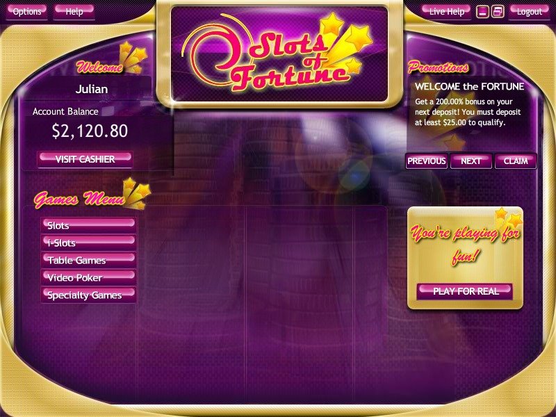 Read a Slots of Fortune Casino Review Then Jump to Play