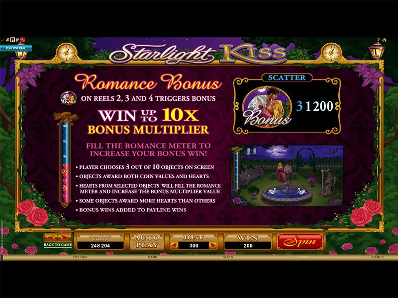 Play Starlight Kiss Slot Machine and Meet the Man of Your Dreams