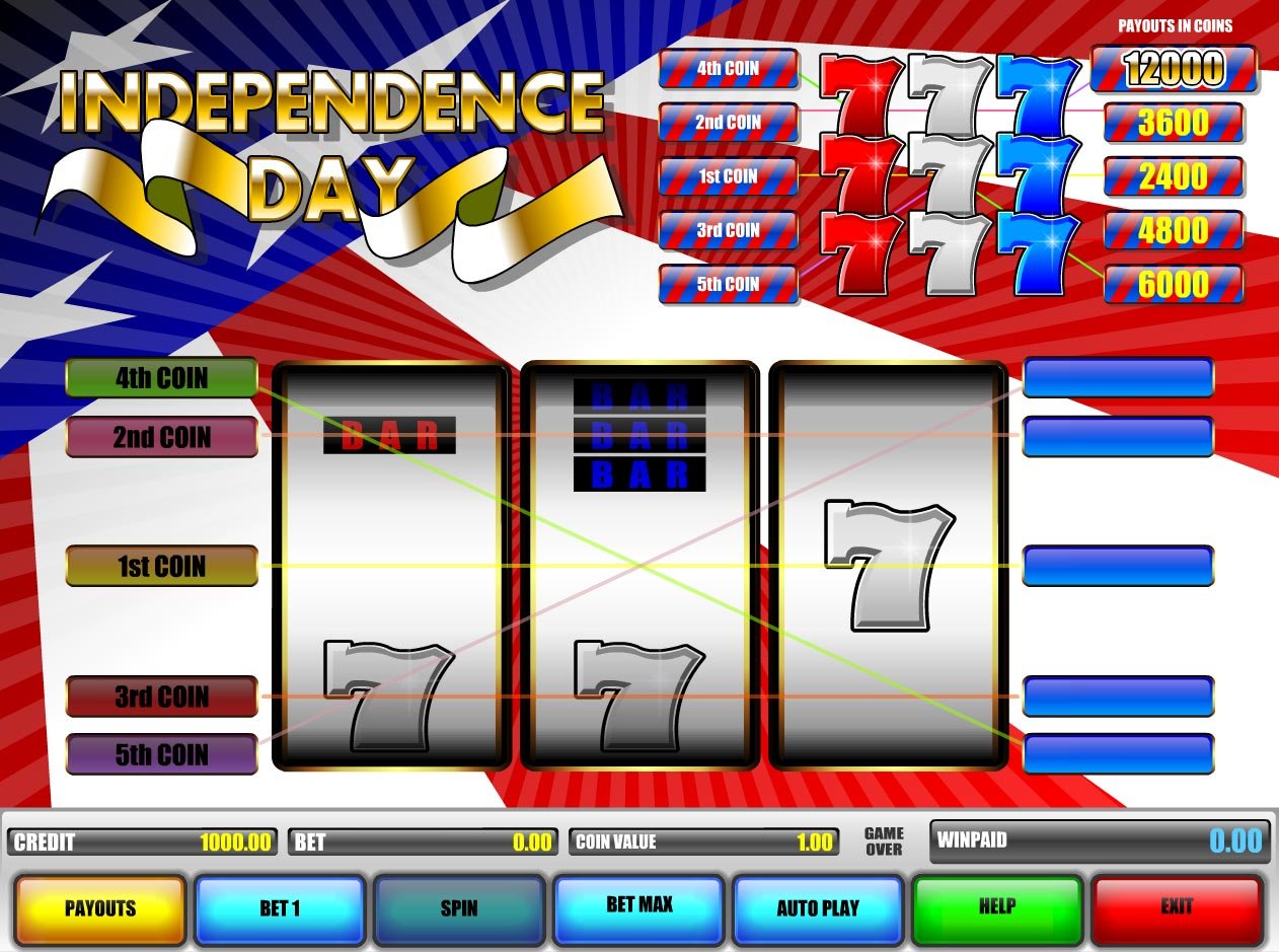 Play Independence Day Slot Game