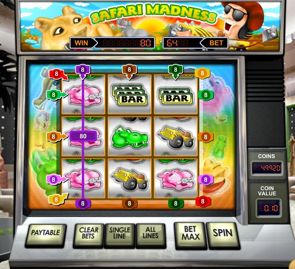Go Wild for Bonuses - Play Safari Madness Slot Machine