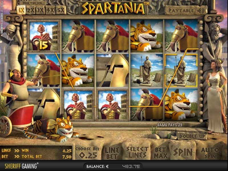 Spartania Slot Machine Provides Greek Flavor With Fun Play
