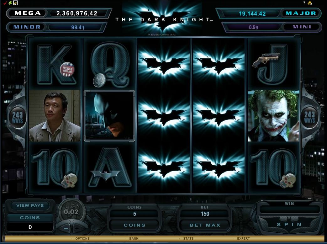 Spin to Win in The Dark Knight Slot Machine