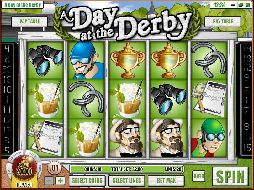 Race through A Day at the Derby Slot Machine
