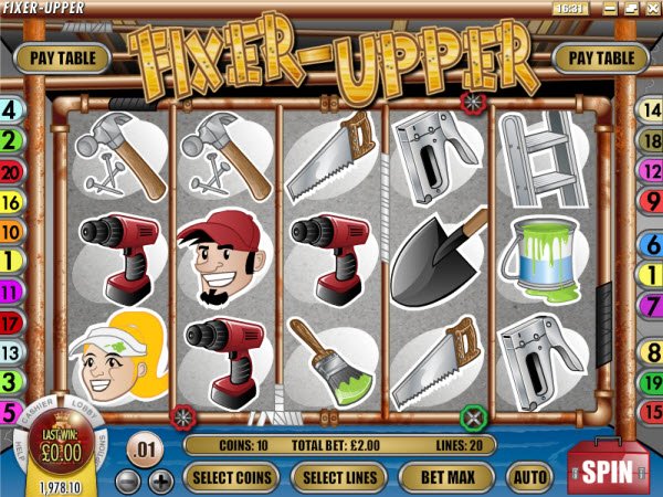 Play Fixer Upper Slot - Bonuses Available