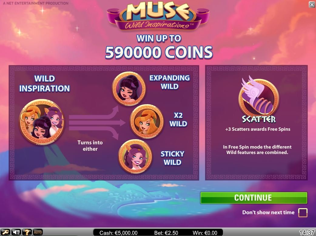 Review Muse Slot Machine Online