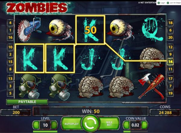 Review Zombies Slot Machine