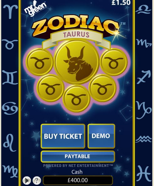 Review Zodiac Scratch Card Game