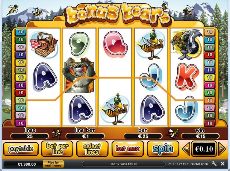 Play Bonus Bears Slot for Online Fun