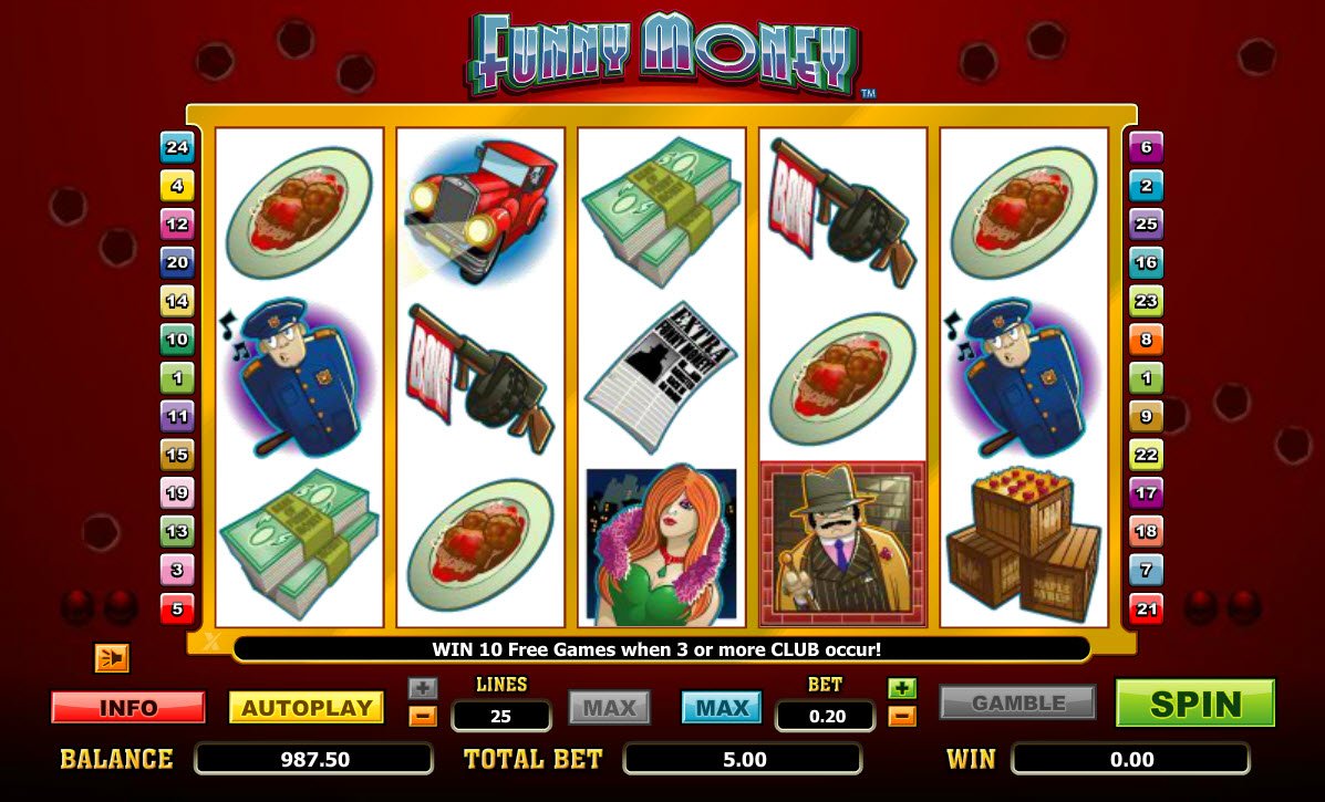 Play Funny Money Slot Machine for Prizes