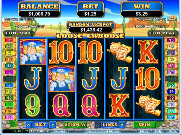 Play Loose Caboose Slot with Rewarding Cash Payouts