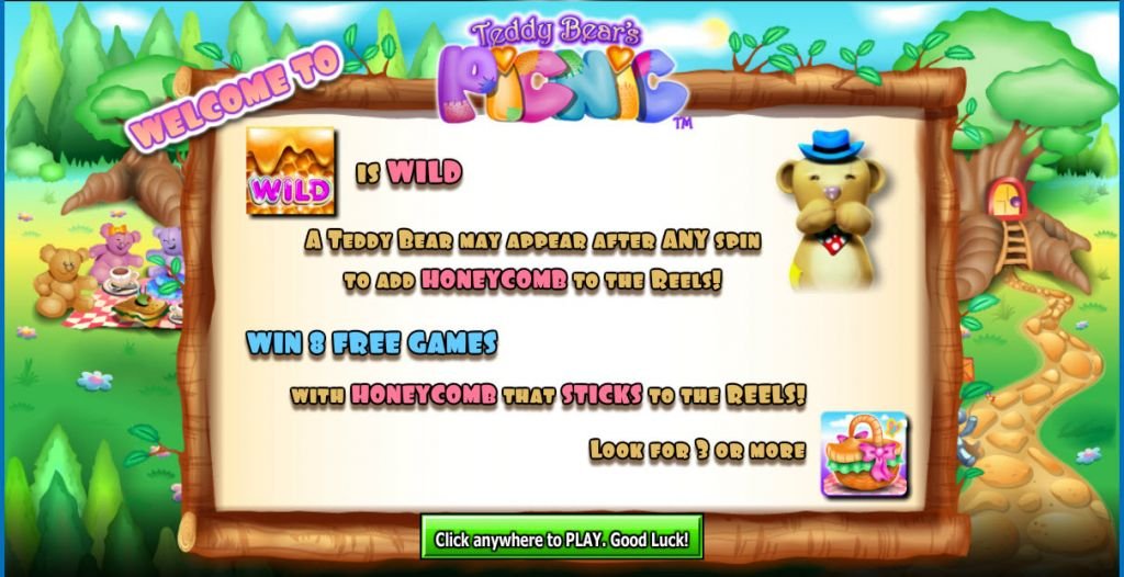 Play Teddy Bears Picnic Slot - Bonuses Available