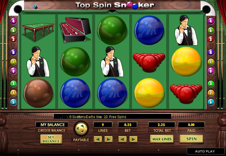 Play Top Spin Snooker Slot - Aim for Prizes