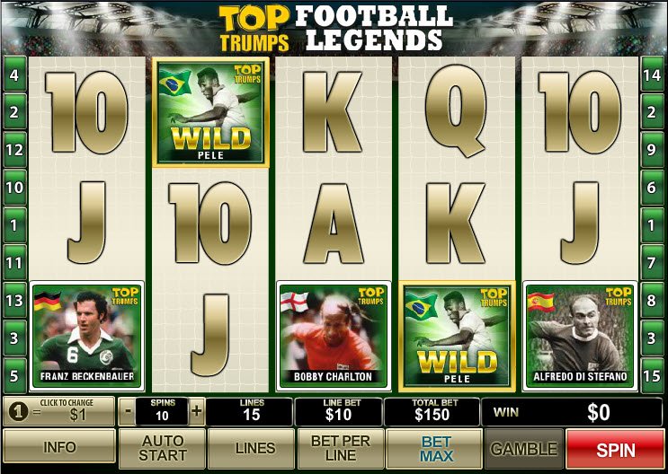 Play Top Trumps Football Legends Slot Machine