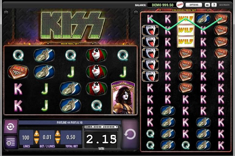 Rock the KISS Slot Colossal Reels for Expanding Wild Paylines