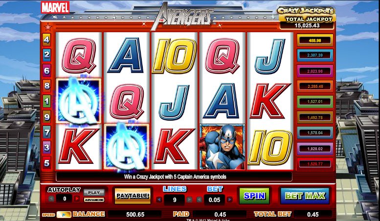 Save the World with the Cryptologic Avengers Slot Jackpots