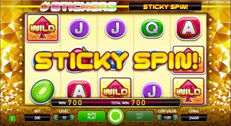 Play Stickers Slot Machine from NetEnt Online or Go Mobile