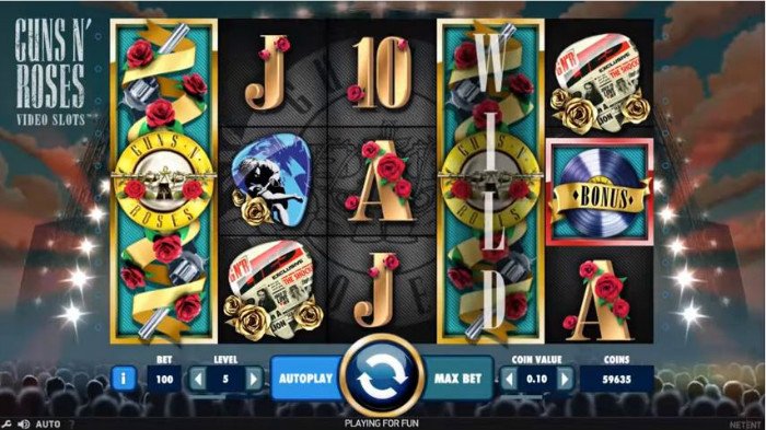 Enjoy Paradise City with NetEnt’s Guns ‘n Roses slot machine