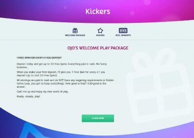 PlayOJO Casino Review: Money Back Reward on Each Spin!