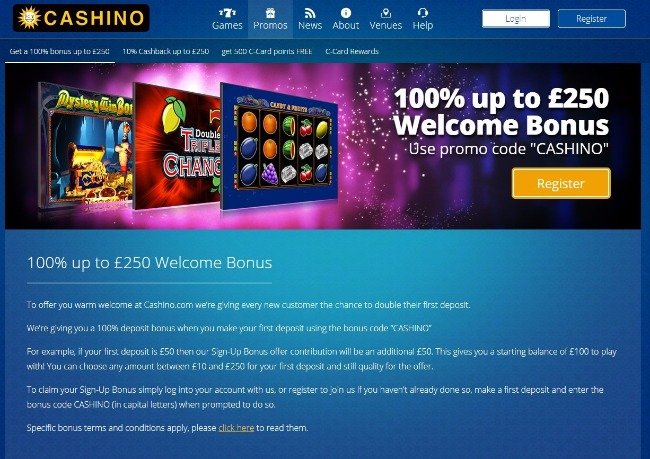 Cashino Casino Meets All Your Online Gambling Expectations