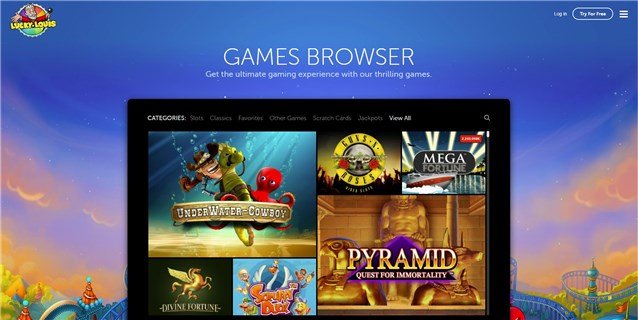 Get 100 Super Spins to Play at Lucky Louis Casino | VegasMaster