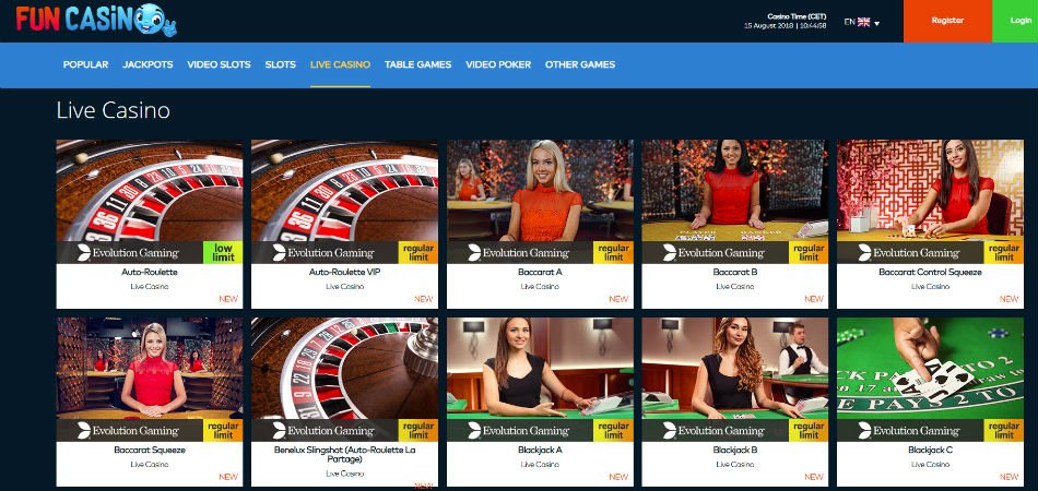 Fun Casino - up to 111 Free Spins of Fun | VegasMaster